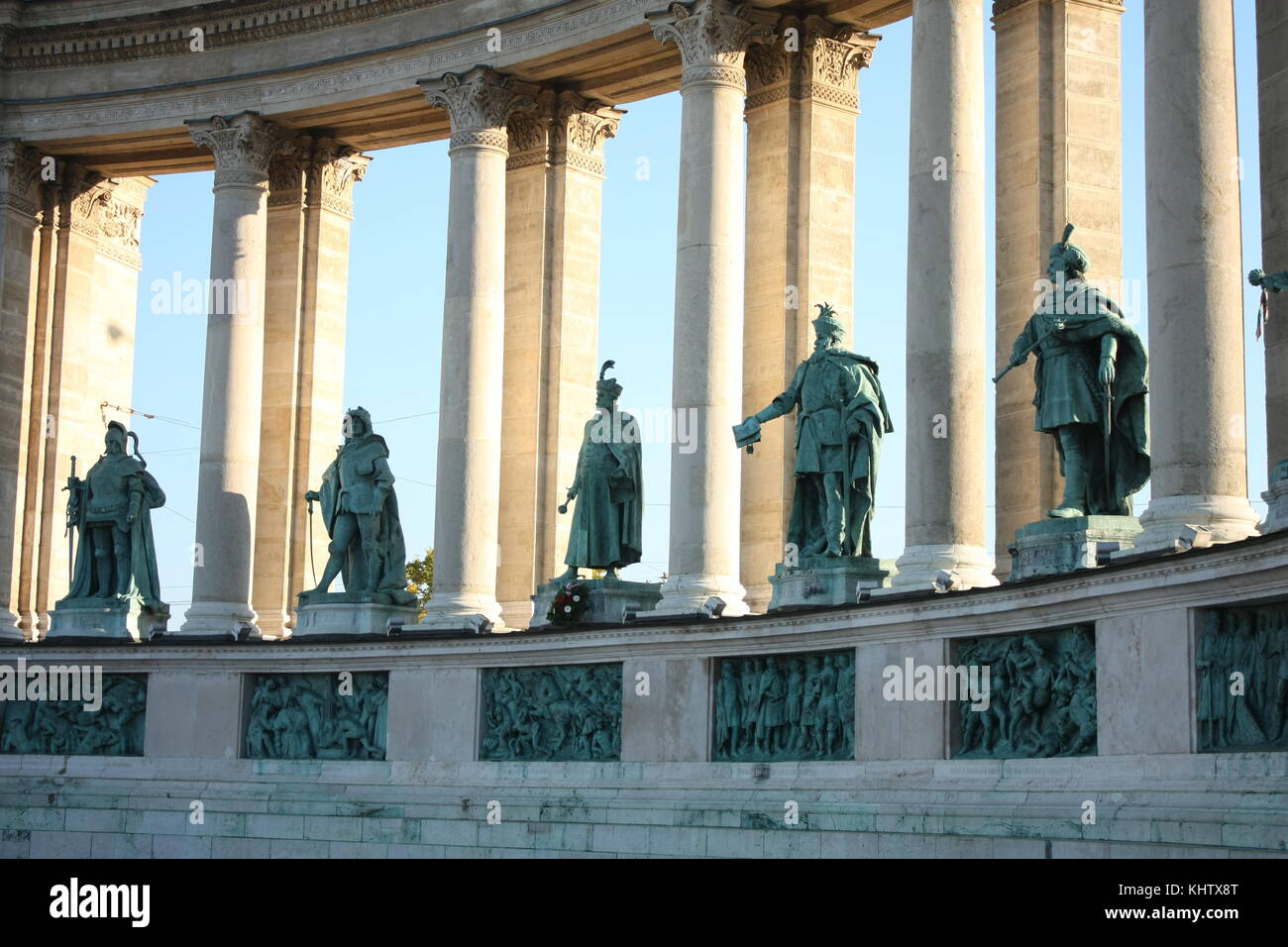 Heroe's Square in Budapest Stock Photo - Alamy