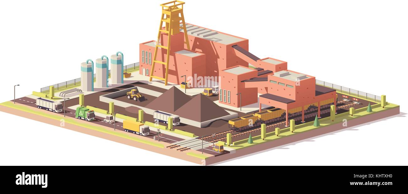 Ore hopper Stock Vector Images - Alamy