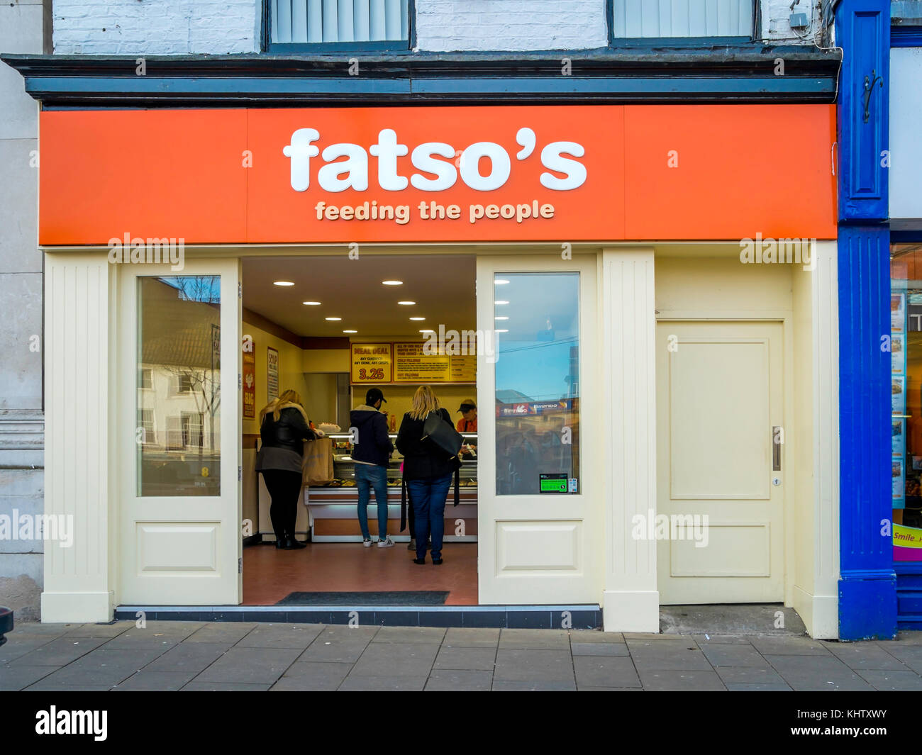Fatso's feeding the people fast food outlet in Darlington Co. Durham ...