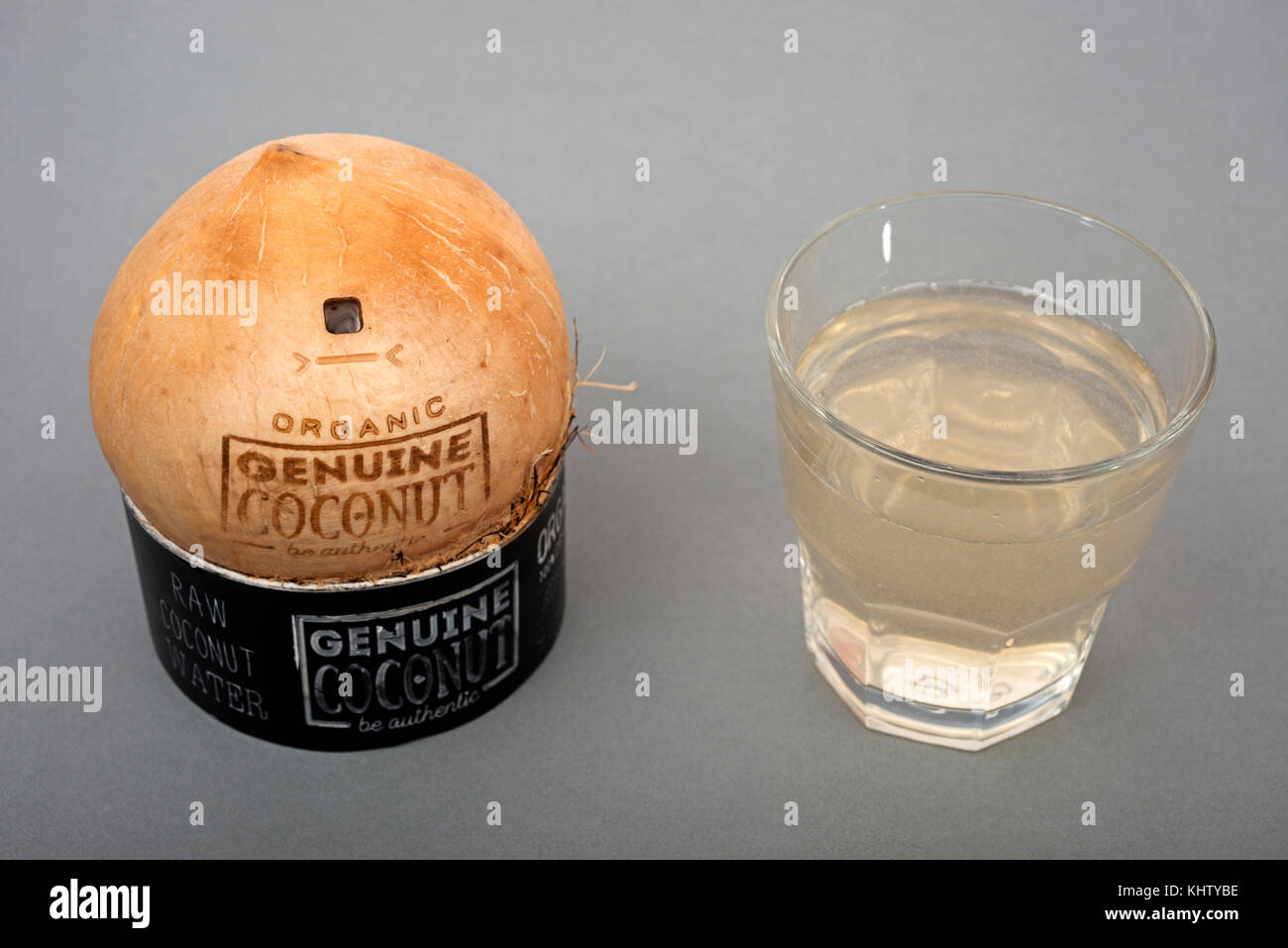 Coconut with coconut water hi-res stock photography and images - Alamy