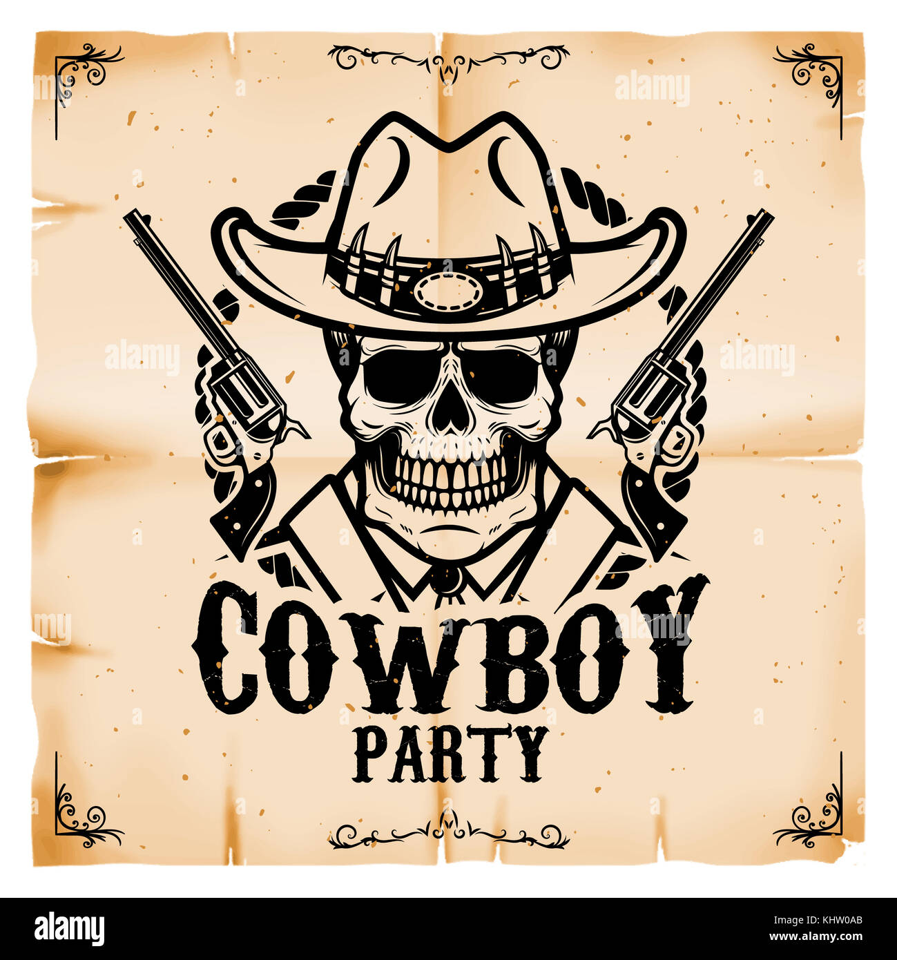 Wild West Poster Template