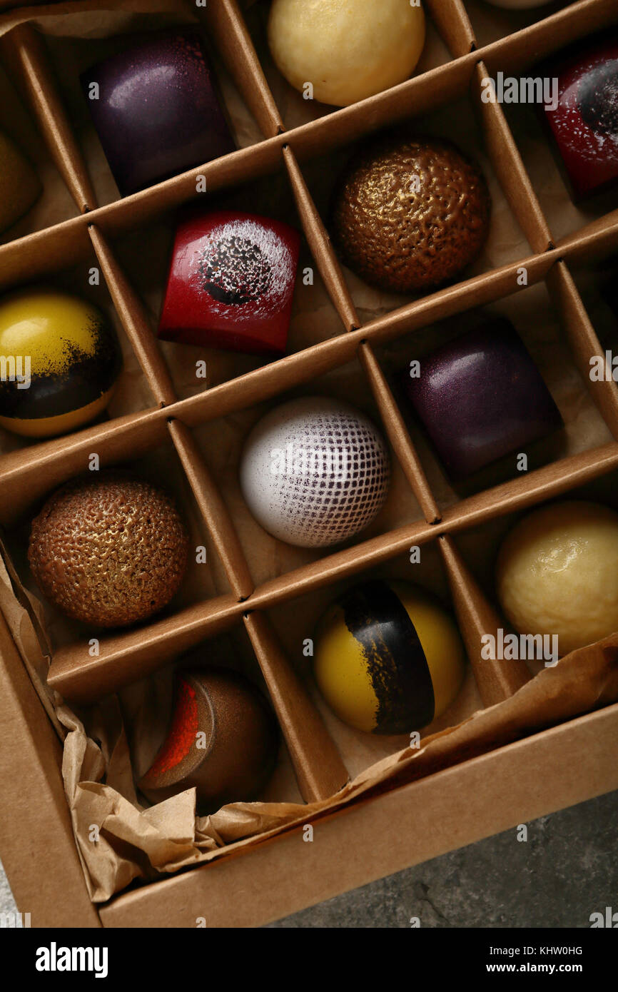 Candy in box hi-res stock photography and images - Alamy