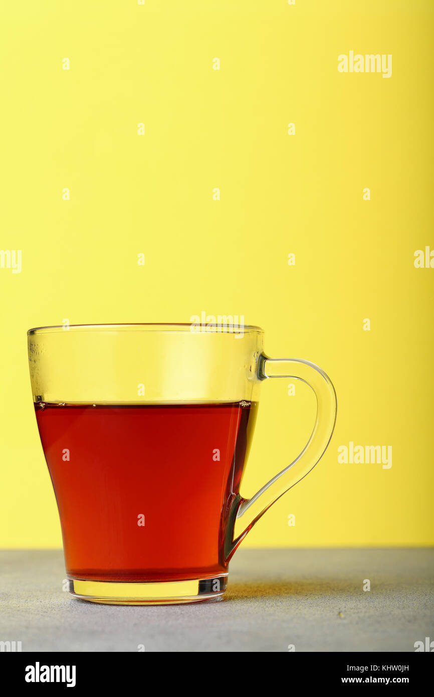 One Cup of black tea Stock Photo - Alamy