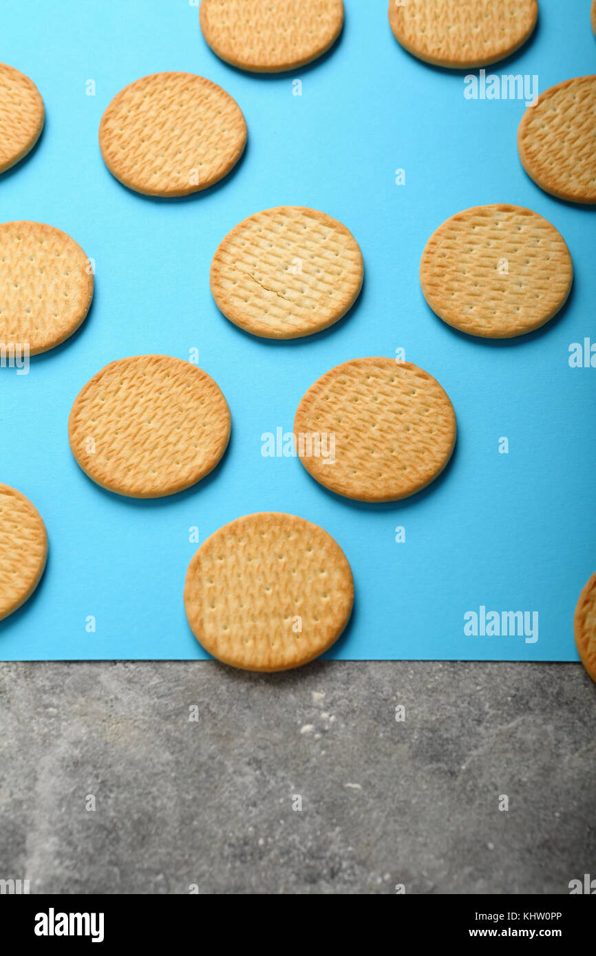 Crunchy crackers cookies, food closeup Stock Photo - Alamy