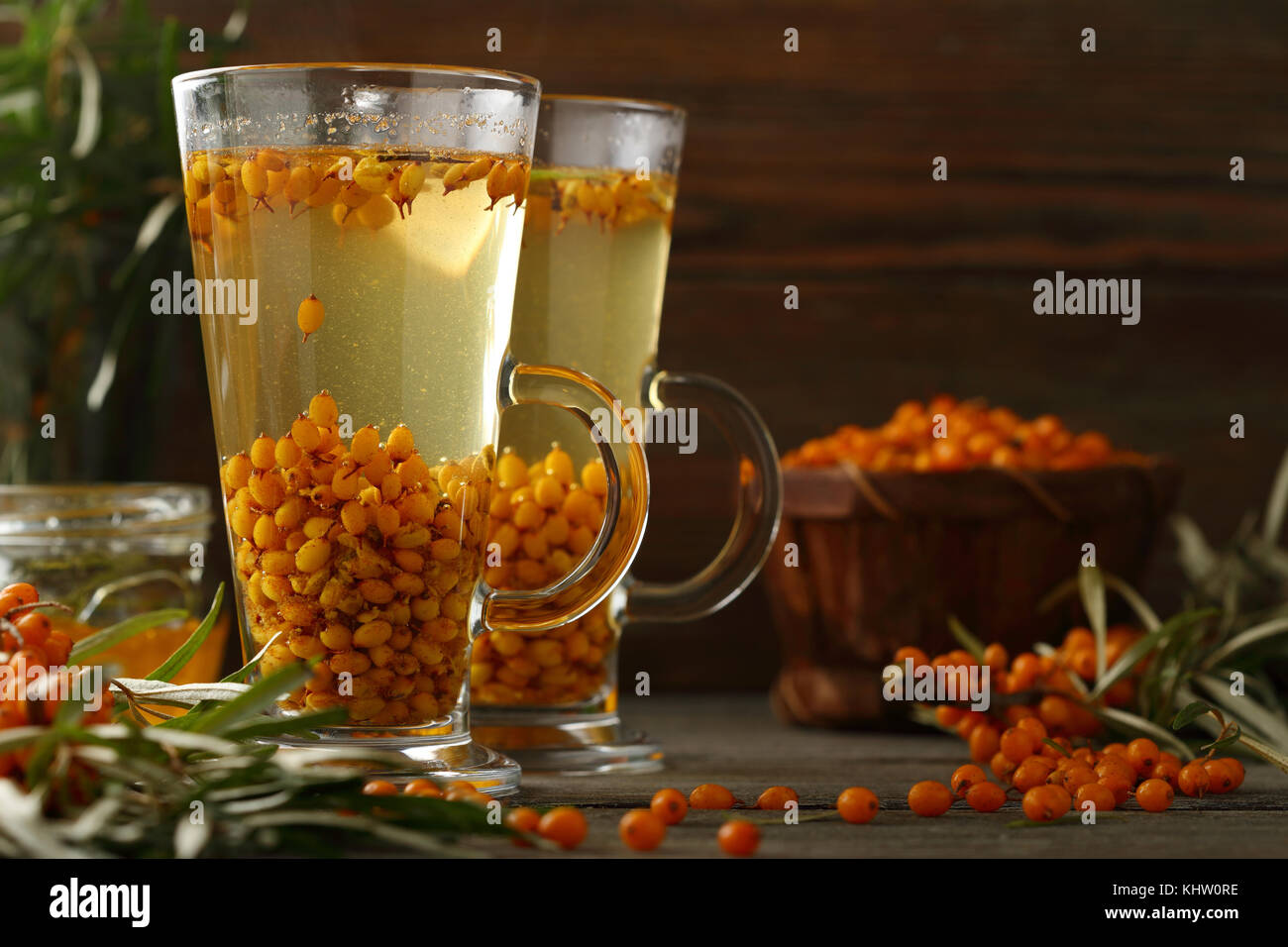 Hot sea buckthorn winter hi-res stock photography and images - Alamy