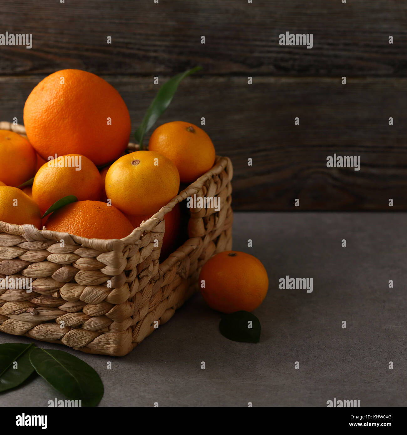 Fresh fruits in box, food closeup Stock Photo - Alamy