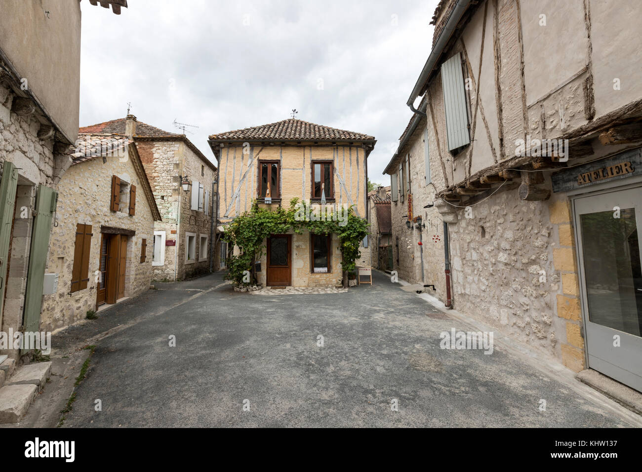 Issigeac, medieval village in Périgord, Nouvelle-Aquitaine, France ...