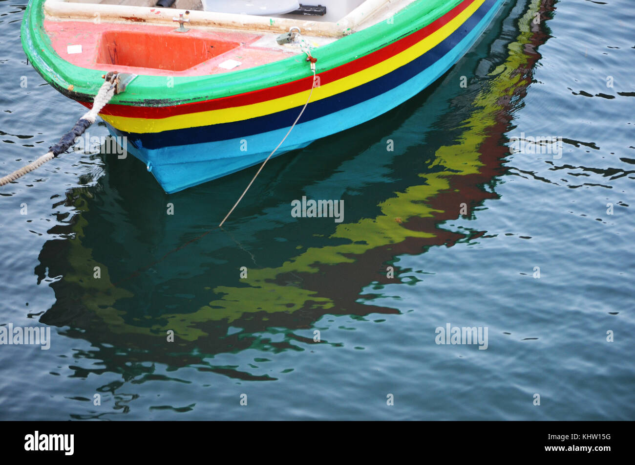 Bright coloured boat hi-res stock photography and images - Alamy