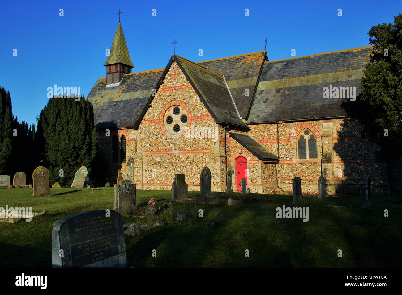 ST JOHN'S church Beck Row Suffolk Stock Photo - Alamy