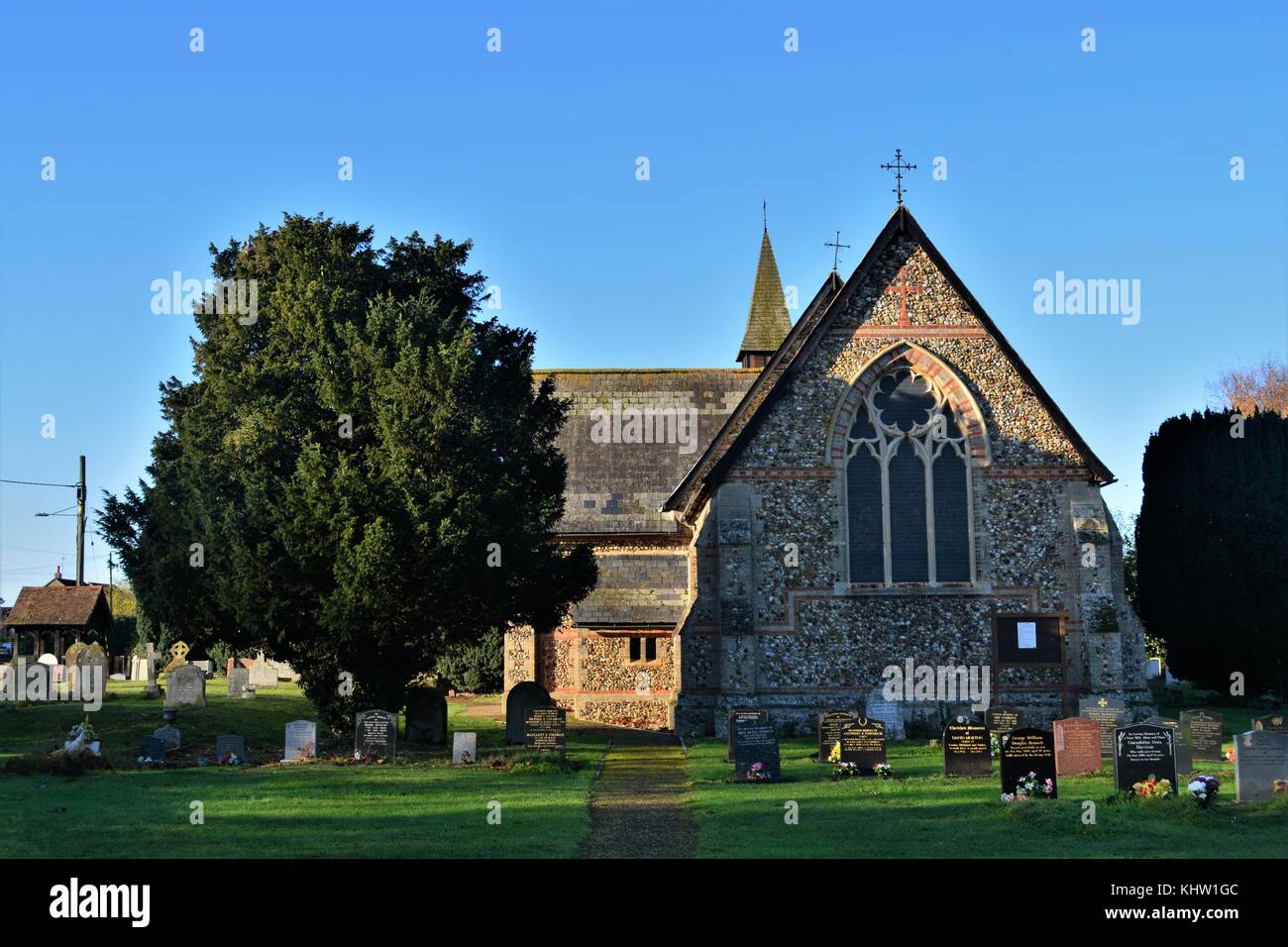 ST JOHN'S church Beck Row Suffolk Stock Photo - Alamy
