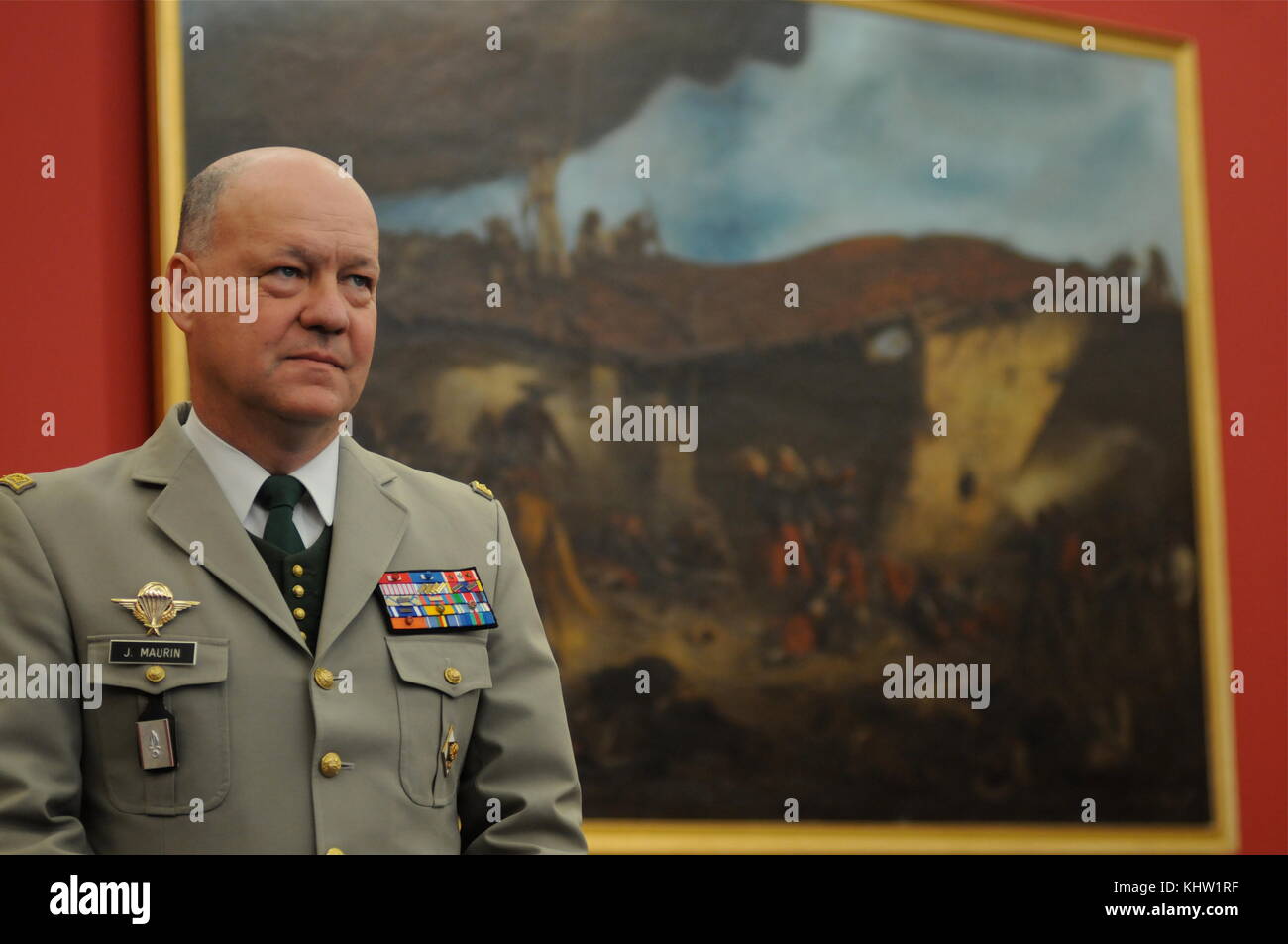 General Jean Maurin, Chief of French Foreign Legion, Aubagne, France ...