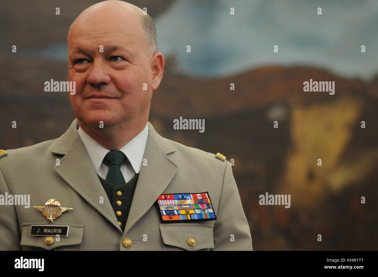 General Jean Maurin, Chief of French Foreign Legion, Aubagne, France ...