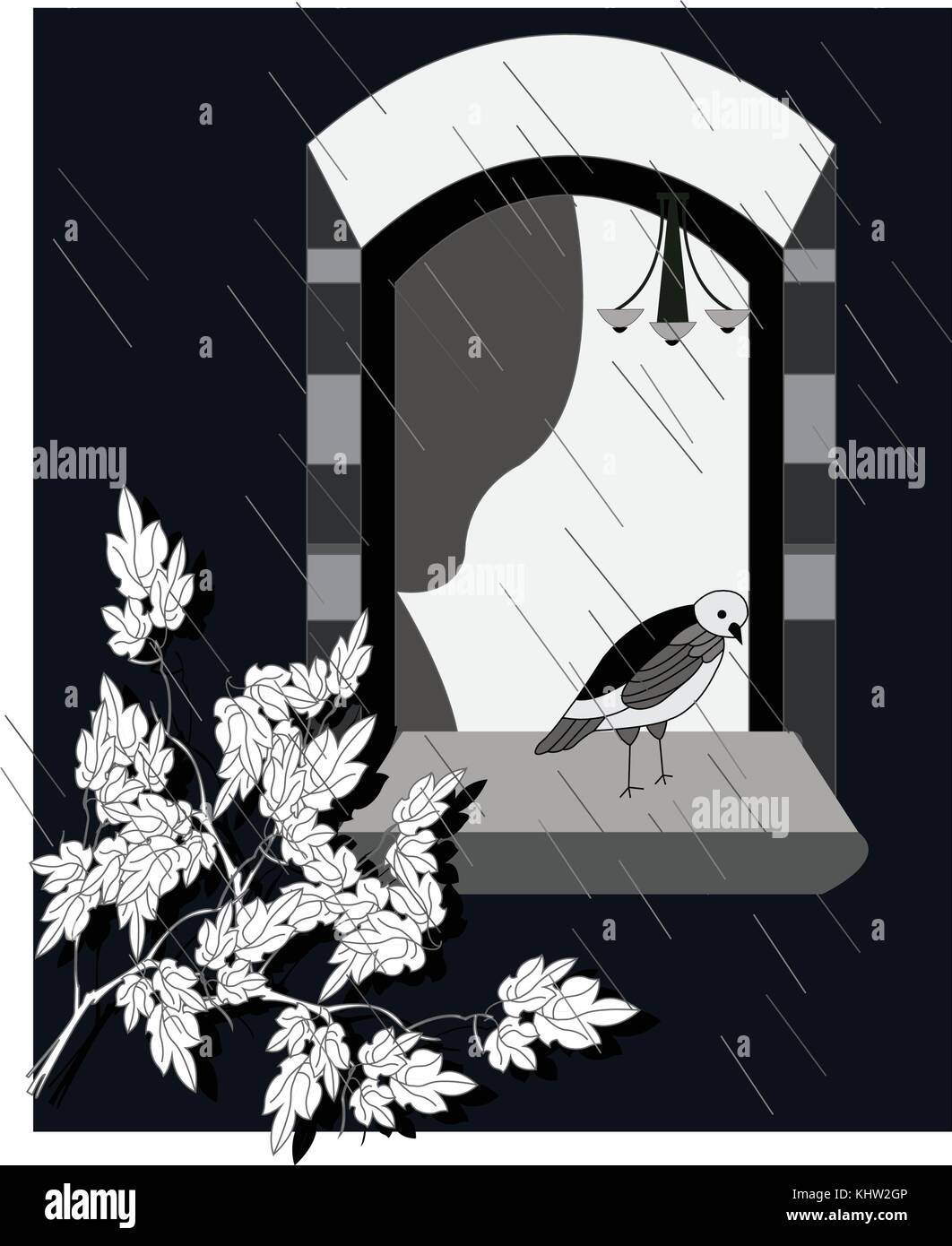 Poor bird Stock Vector Images - Alamy