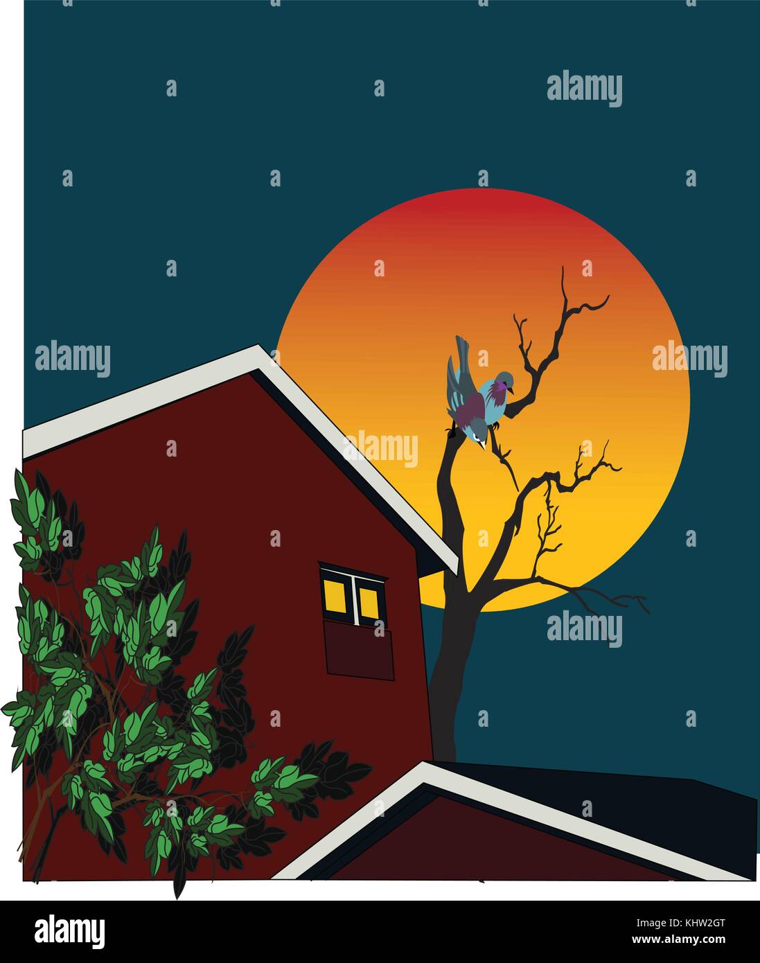 Picturesque detail Stock Vector Images - Alamy