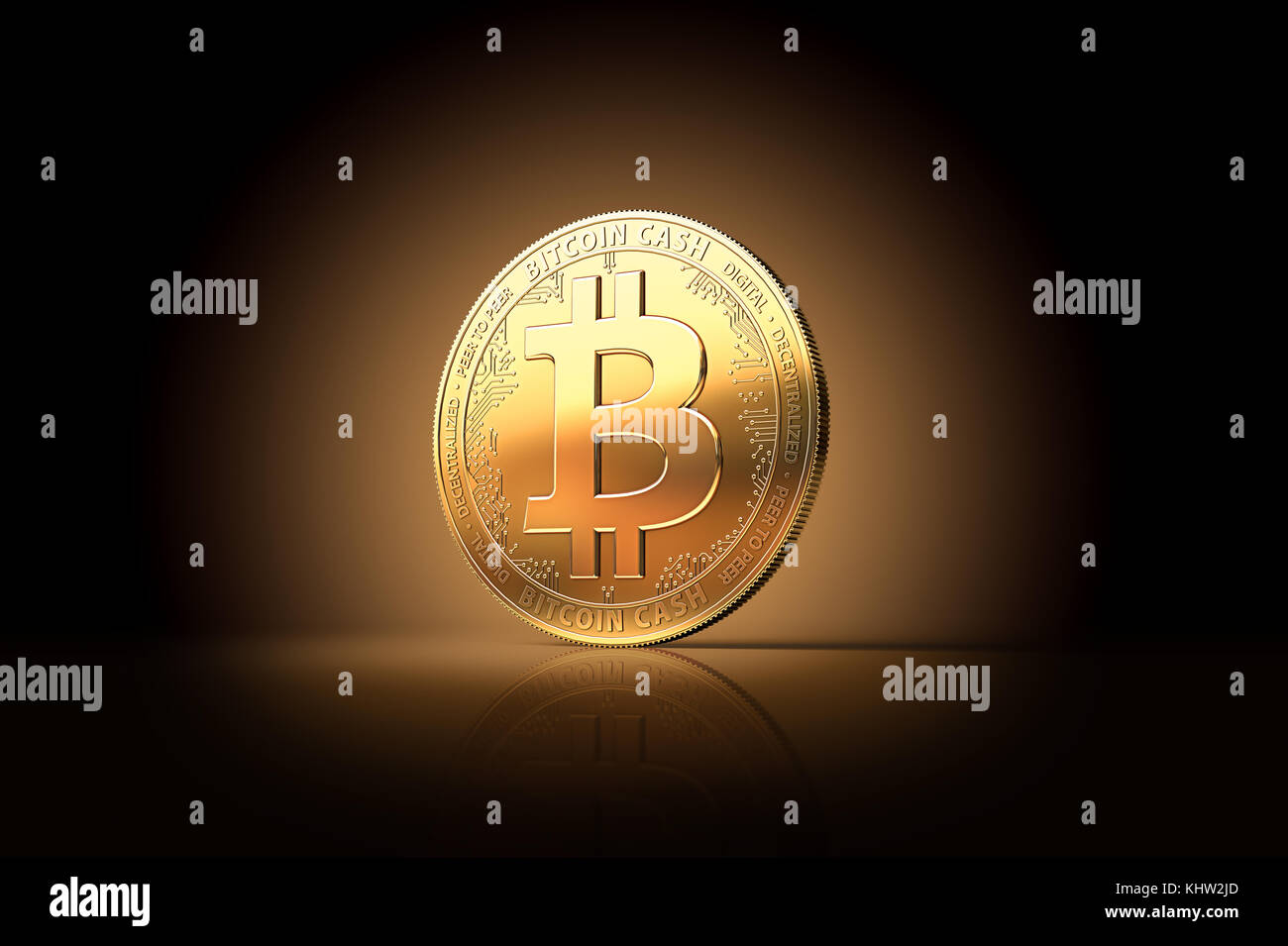 Bitcoin physical coin lit hi-res stock photography and images - Alamy