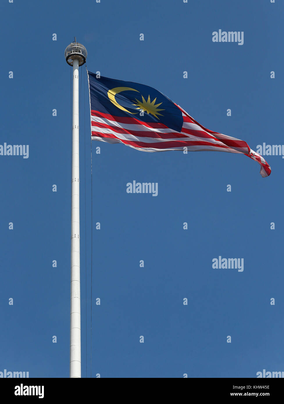 General views of the Malaysia giant flag at the Dataran Merdeka in ...