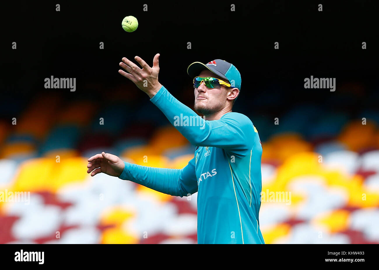 Australia's Cameron Bancroft during the preview day at The Gabba ...