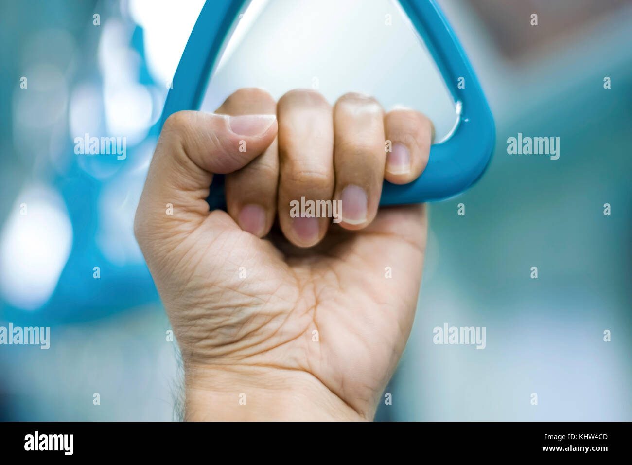 Hand Holding Strap On Train High Resolution Stock Photography and ...