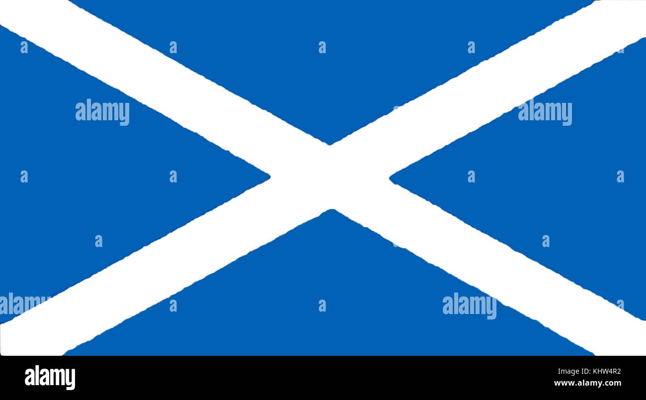 Illustration depicting the flag of Scotland (Cross of St. Andrew ...