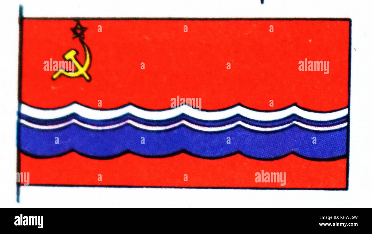Estonian soviet socialist republic flag hi-res stock photography and ...