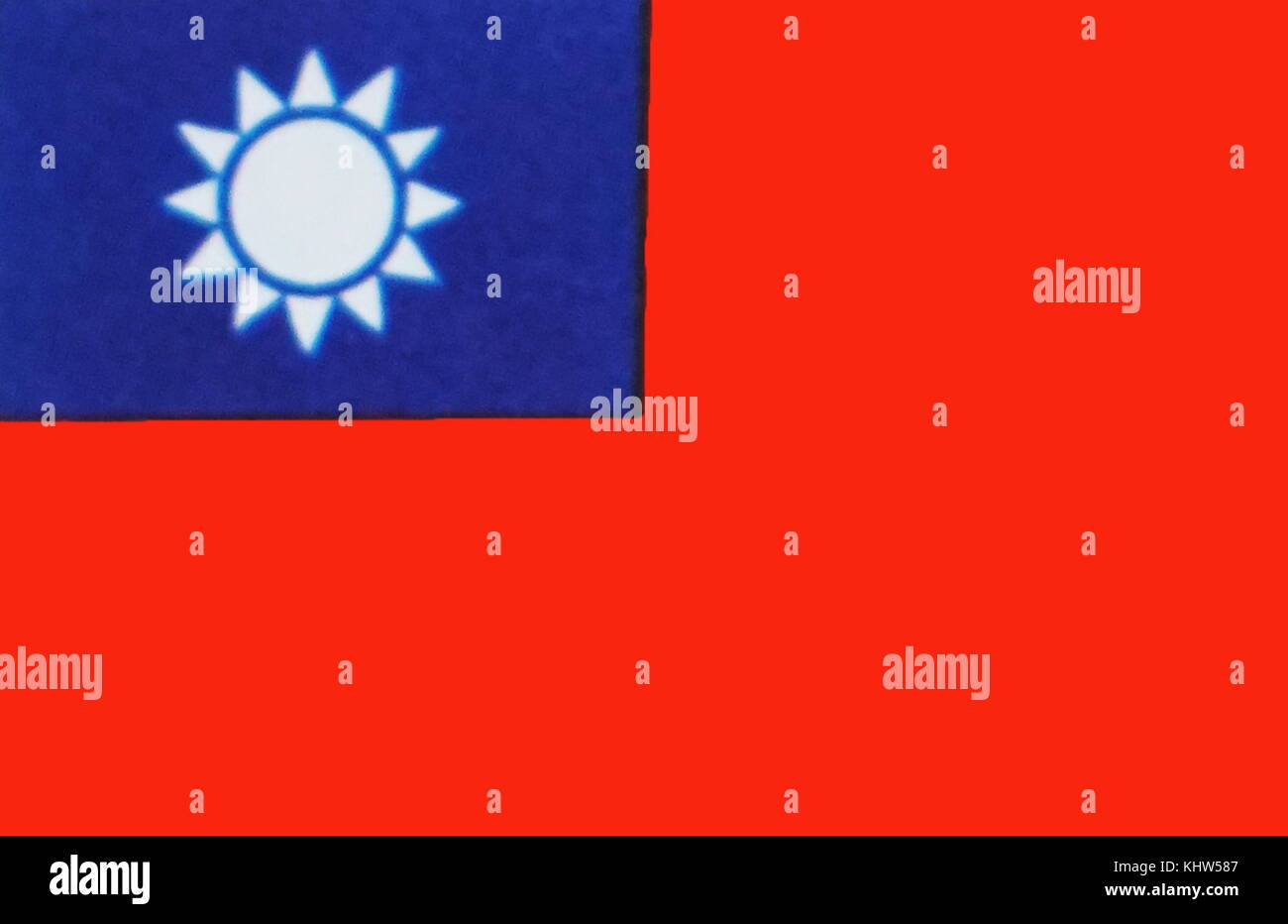 Illustration depicting the National flag and ensign of Nationalist ...