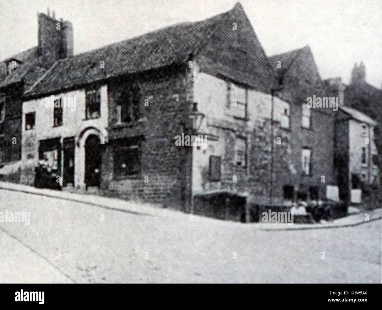 Photograph of the home of Aaron of Lincoln. Aaron of Lincoln (1125-1186 ...