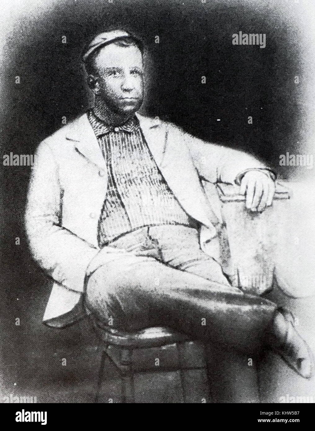 Portrait of Francis Dimaio, as his under cover persona, an apprehended ...