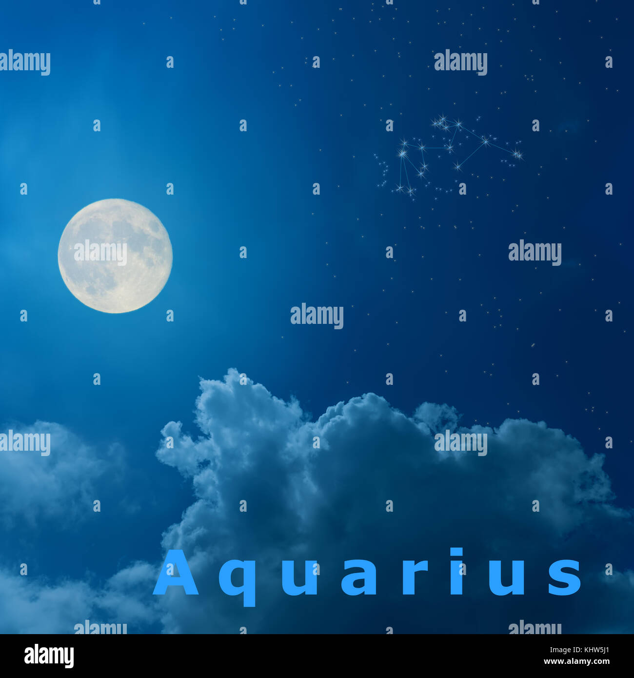 Constellation Aquarius High Resolution Stock Photography and Images - Alamy