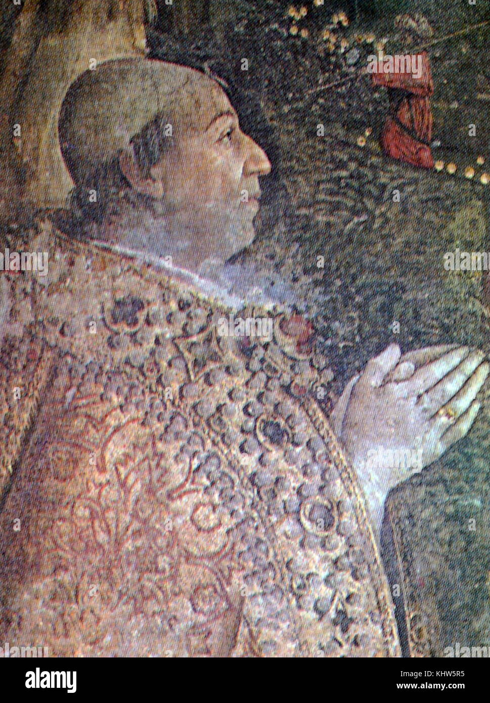 Portrait of Pope Alexander VI (1431-1503) he is one of the most ...