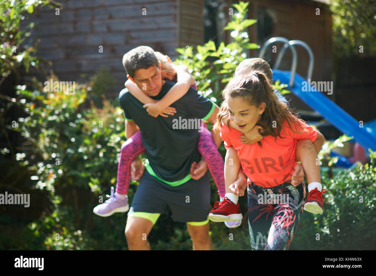 Piggyback race hi-res stock photography and images - Alamy