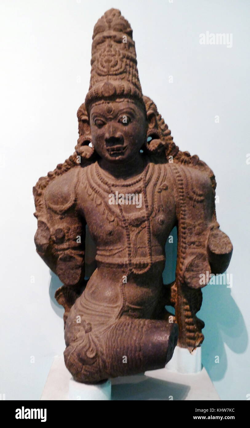 Stone Dvarapala from Madhya Pradesh. A Dvarapala is a door or gate ...