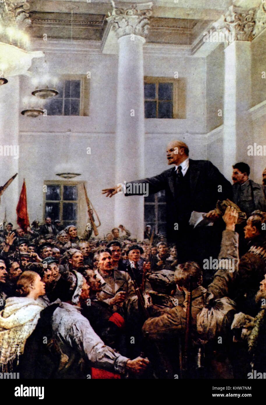 Painting lenin hi-res stock photography and images - Alamy