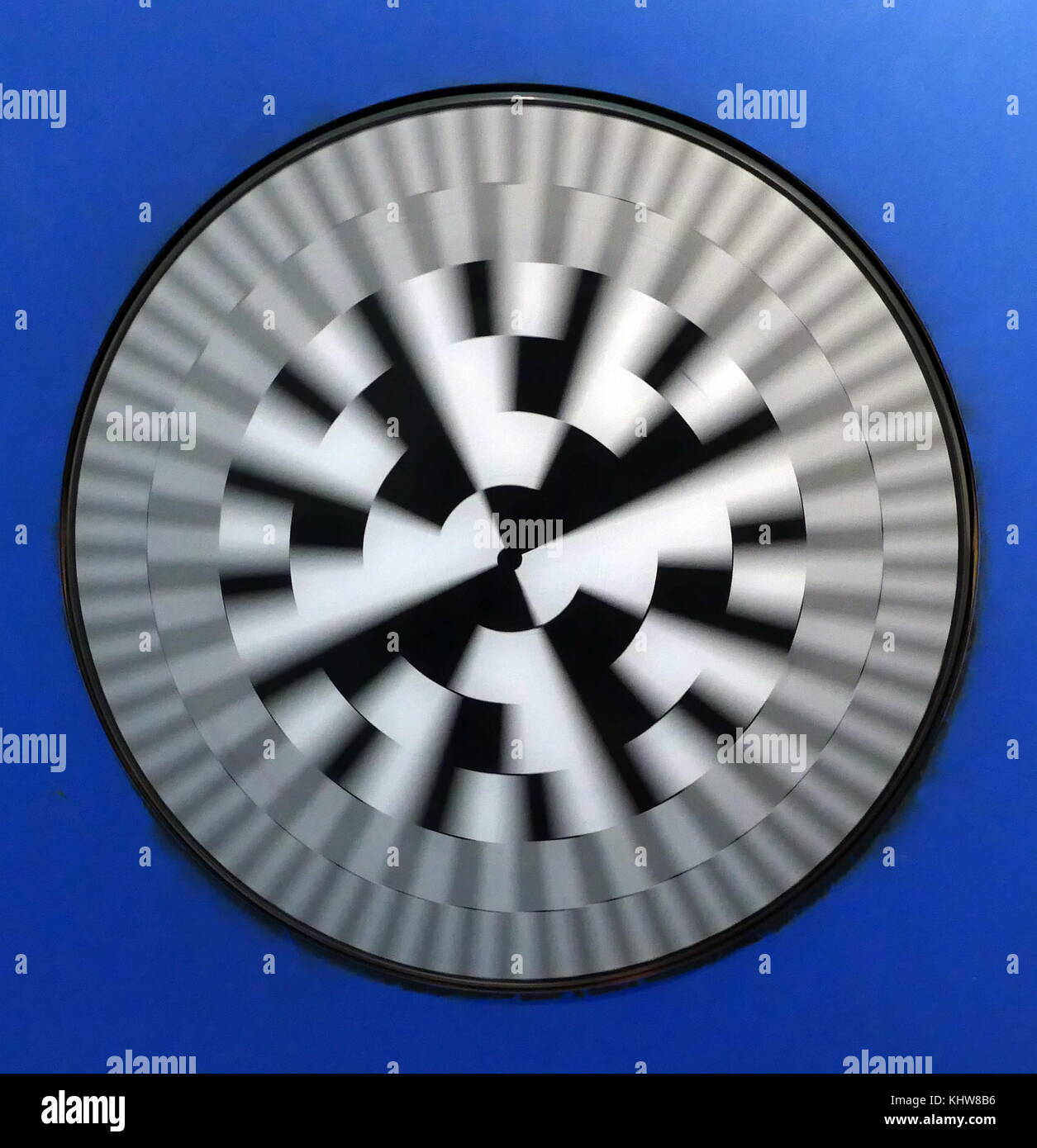 Benham's Disk (Benham's Top) a top painted with the pattern shown. When ...