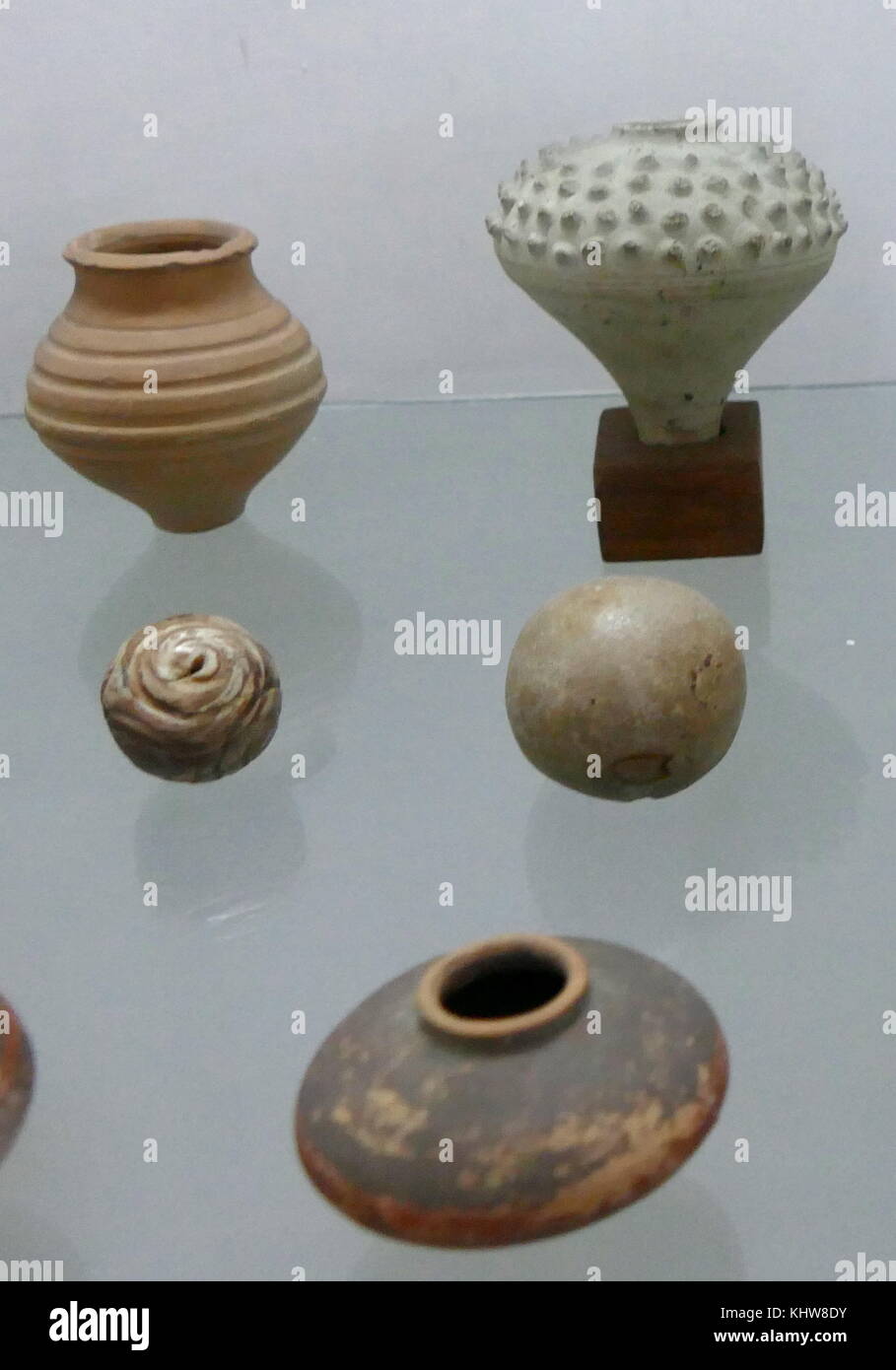 Collection of ancient Harappan objects. Harappa is an archaeological ...
