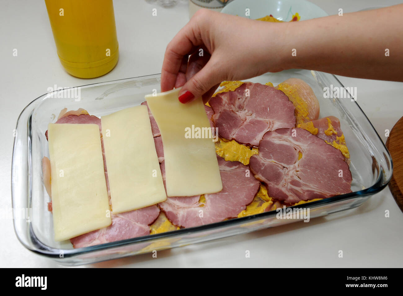 Smoked string cheese hi-res stock photography and images - Alamy