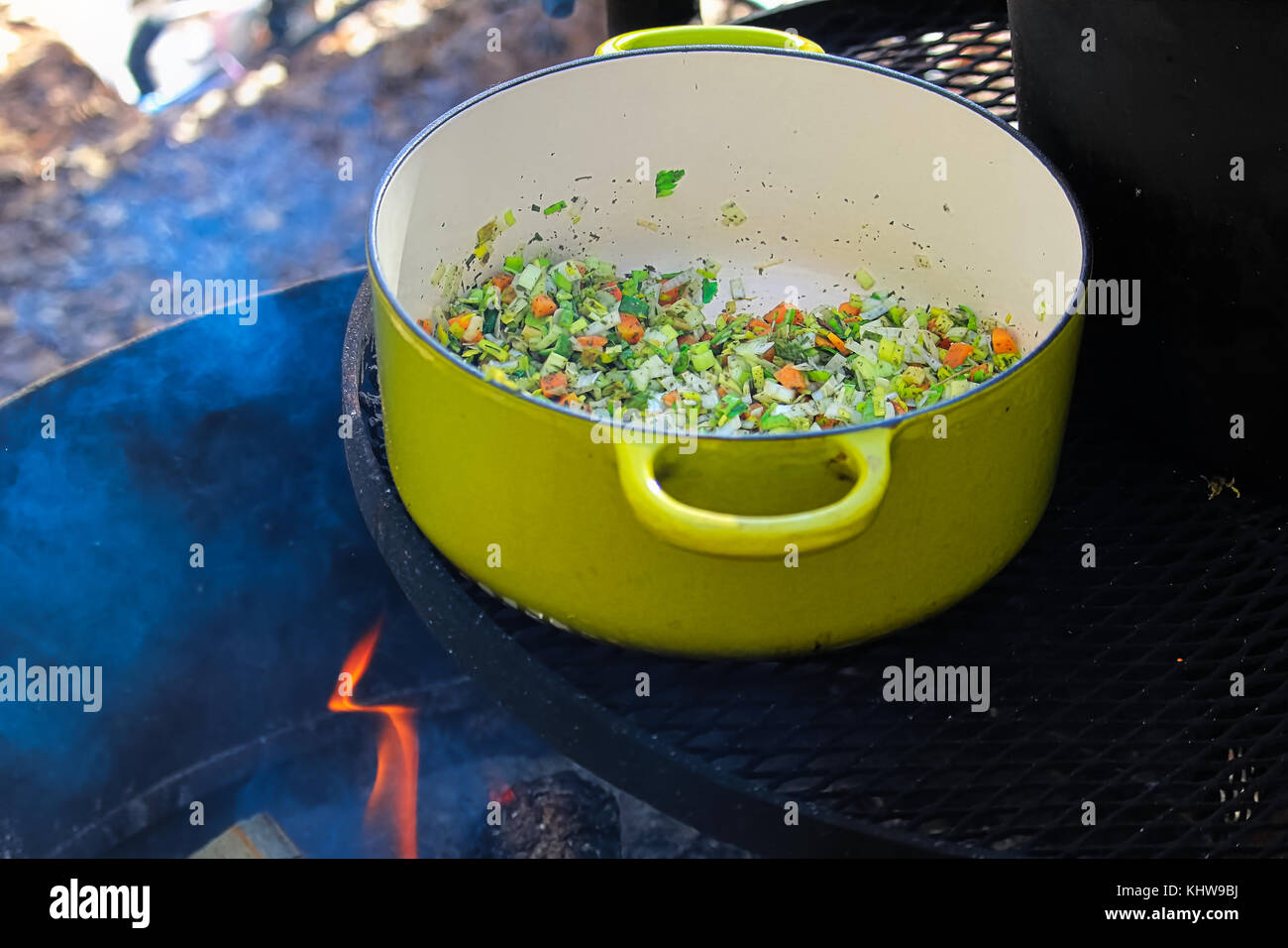 Chopped vegetables being cooked hi-res stock photography and images - Alamy