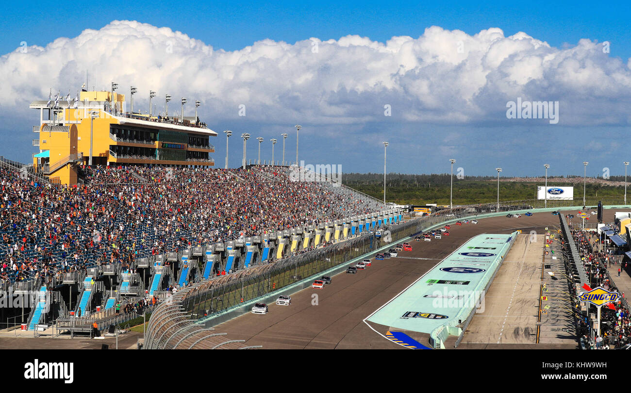 November 18, 2017: A general view of the Homestead-Miami Speedway in ...