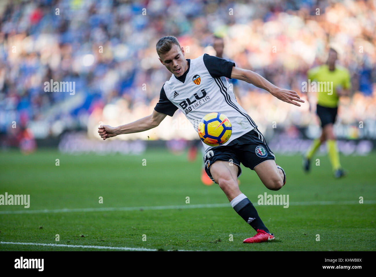 SPAIN - 19th of November: Valencia CF defender Toni Lato (26) during ...