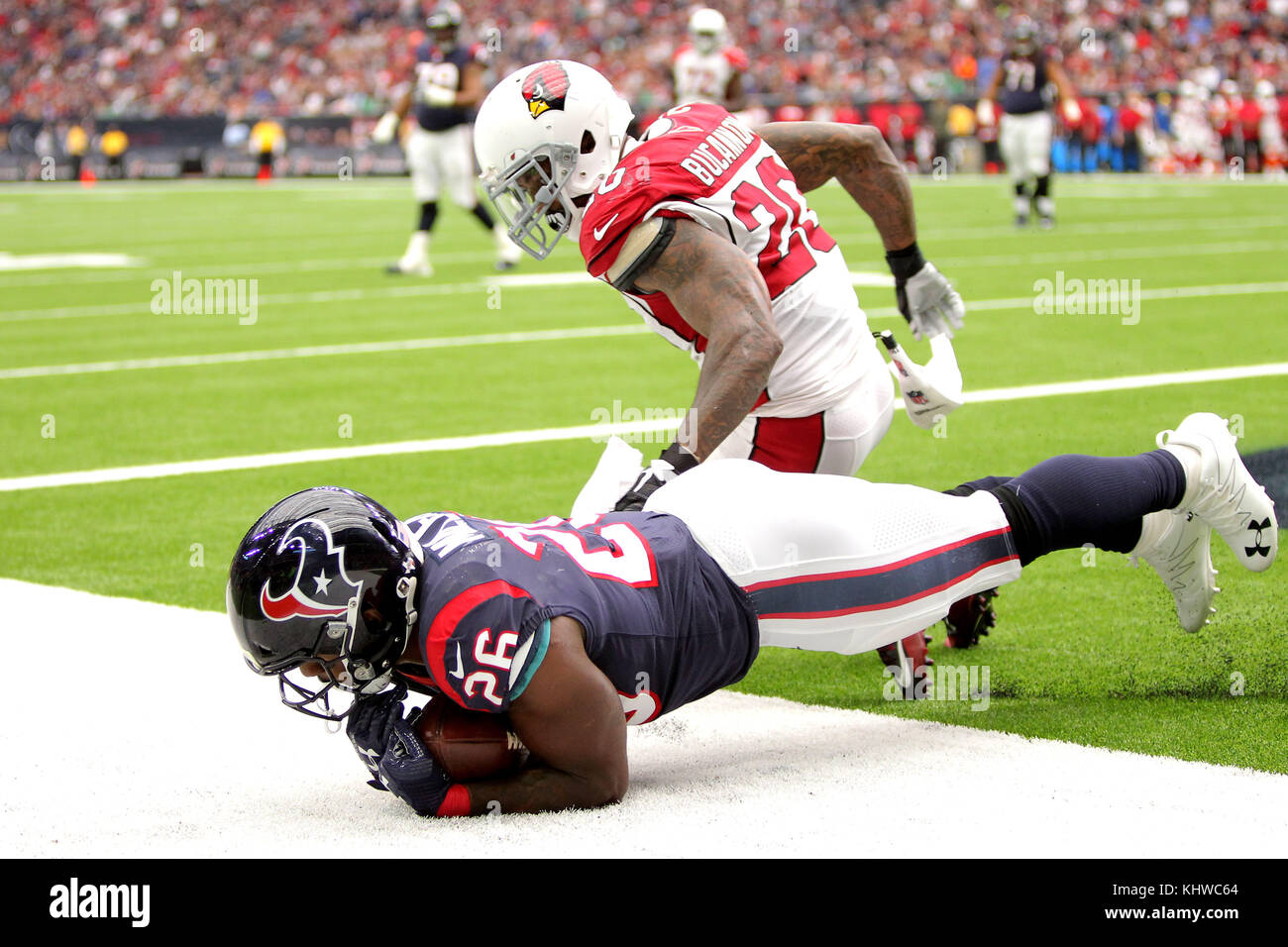 Houston, Texas, USA. 19th Nov, 2017. Houston Texans running back Lamar ...