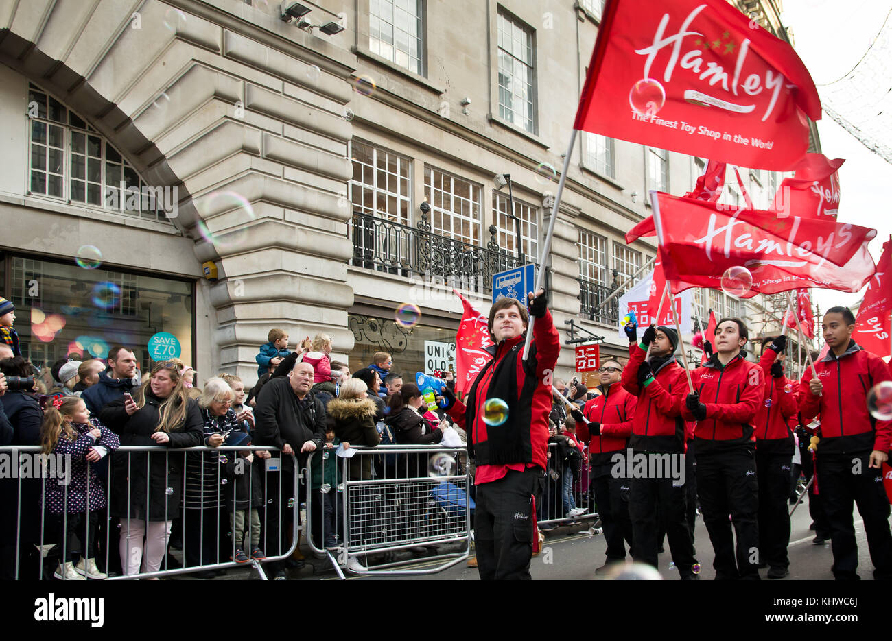 London, UK. 19th Nov, 2017. Hamley's Christmas Toy Parade 2017 on ...