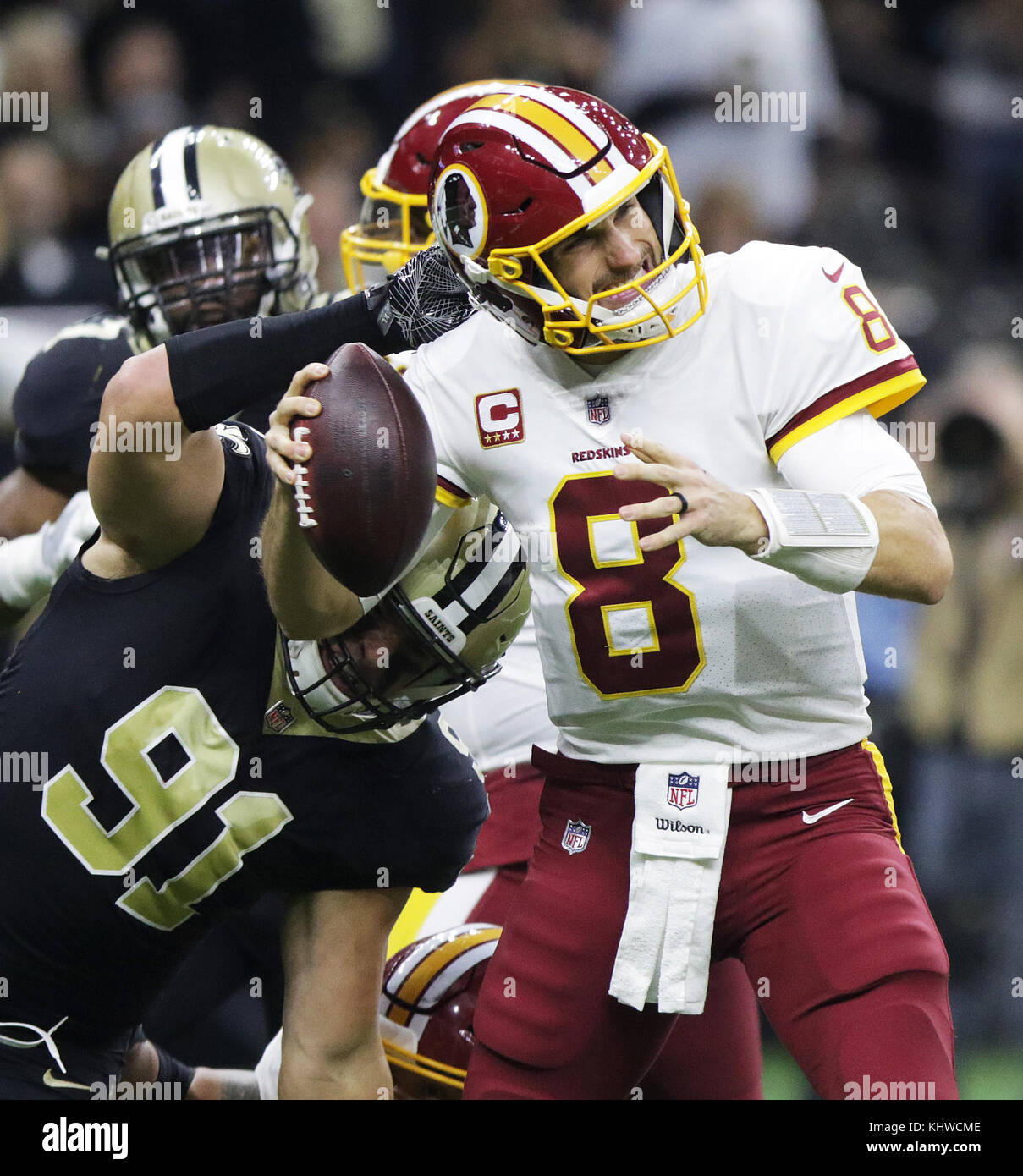 New Orleans, Louisiana, USA. 19th Nov, 2017. New Orleans Saints ...
