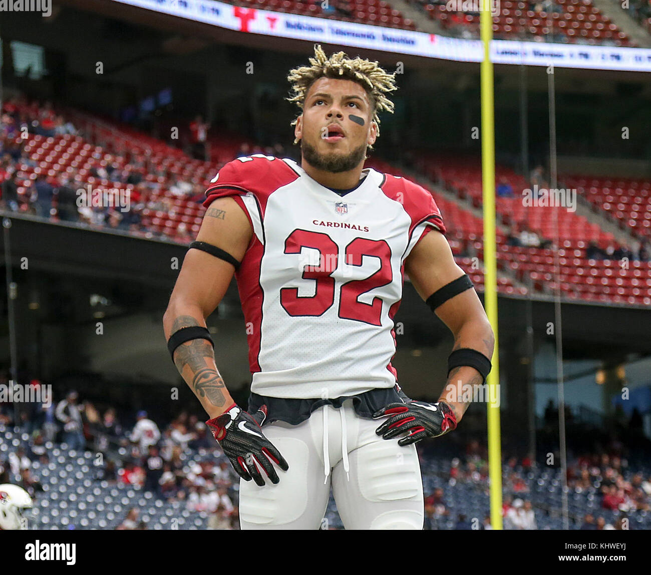 Houston, TX, USA. 19th Nov, 2017. Arizona Cardinals free safety Tyrann ...