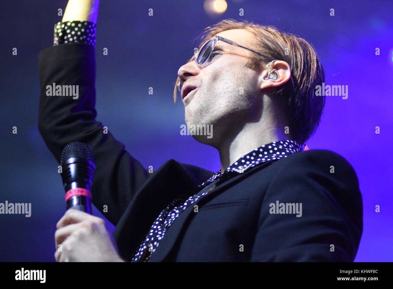 New York, New York, USA. 16th Nov, 2017. Saint Motel performing in ...