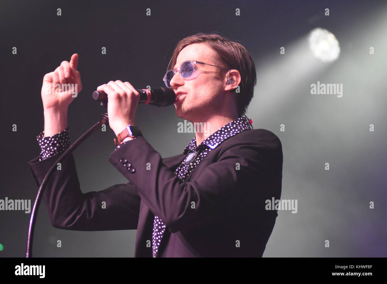 New York, New York, USA. 16th Nov, 2017. Saint Motel performing in ...