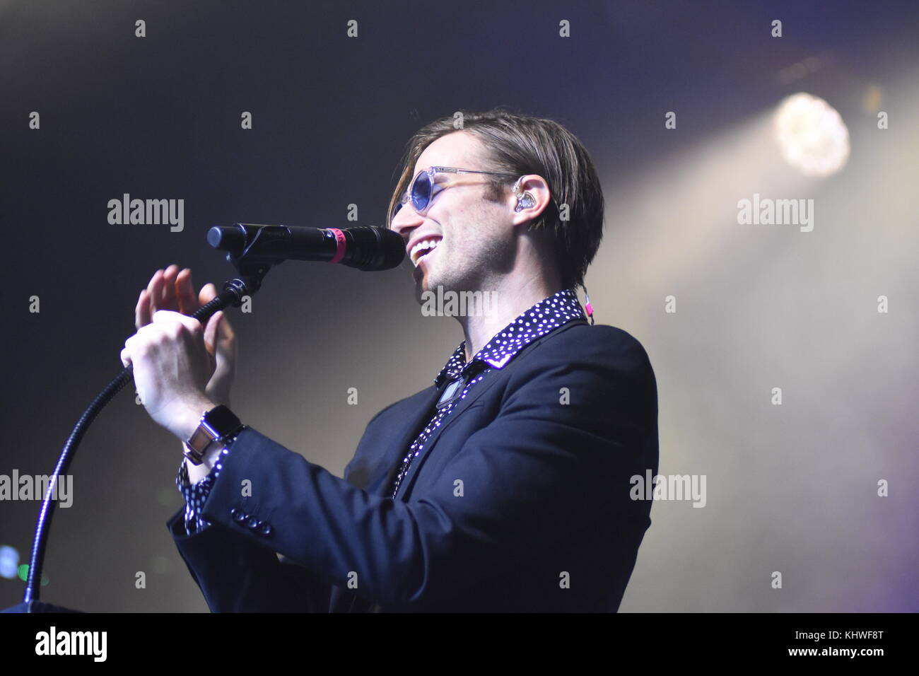 New York, New York, USA. 16th Nov, 2017. Saint Motel performing in ...