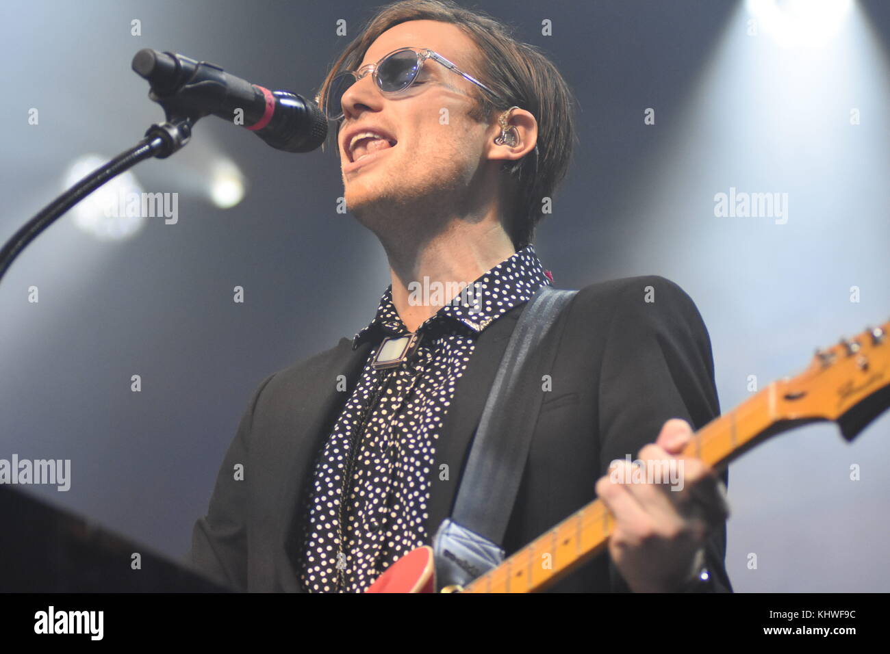 New York, New York, USA. 16th Nov, 2017. Saint Motel performing in ...