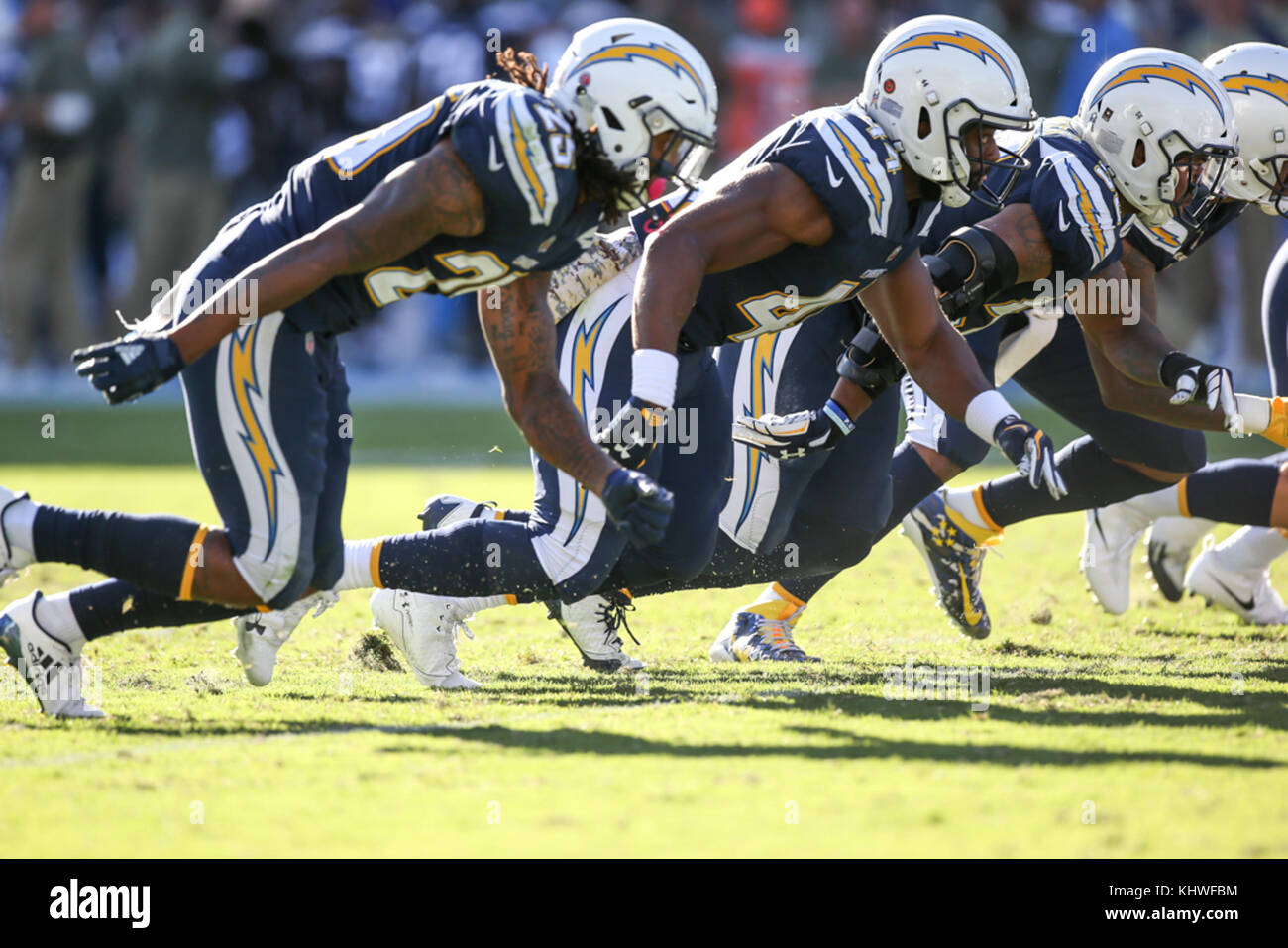 Carson, USA. 19th Nov, 2017. Los Angeles Chargers safety Rayshawn ...