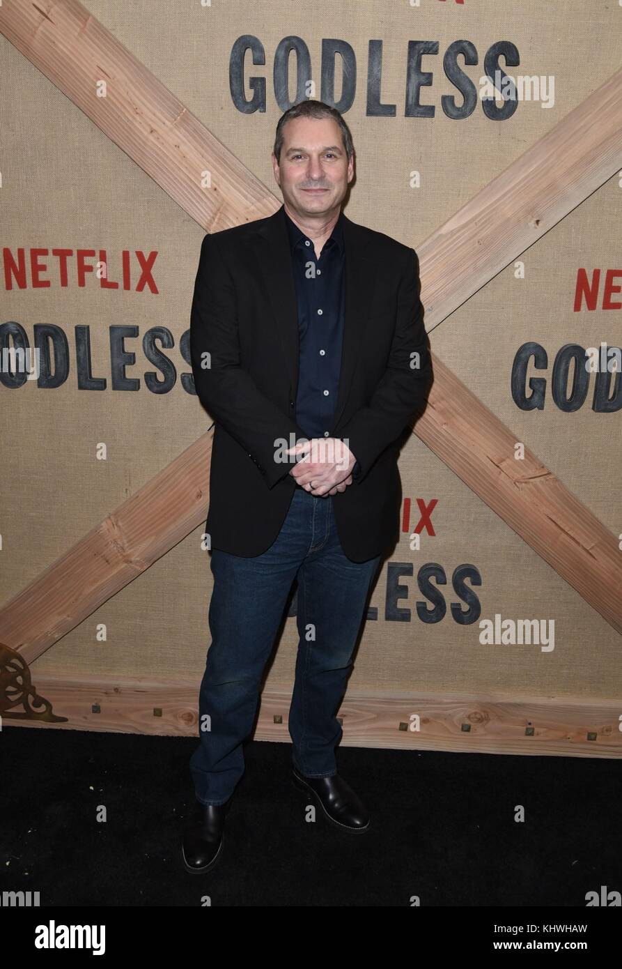 New York, NY, USA. 19th Nov, 2017. Scott Frank at arrivals for GODLESS ...