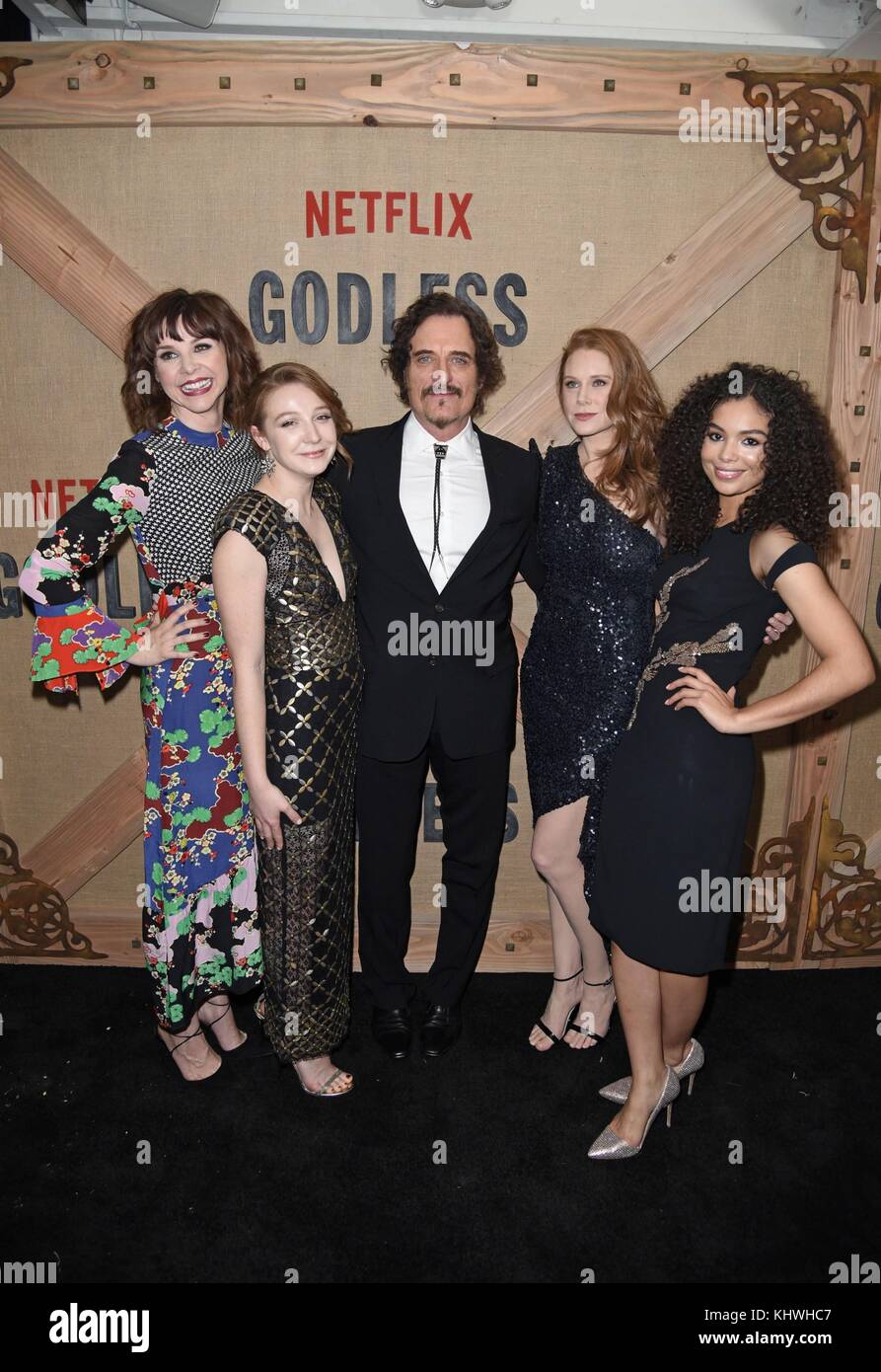 New York, NY, USA. 19th Nov, 2017. Audrey Moore, Kayli Carter, Kim ...