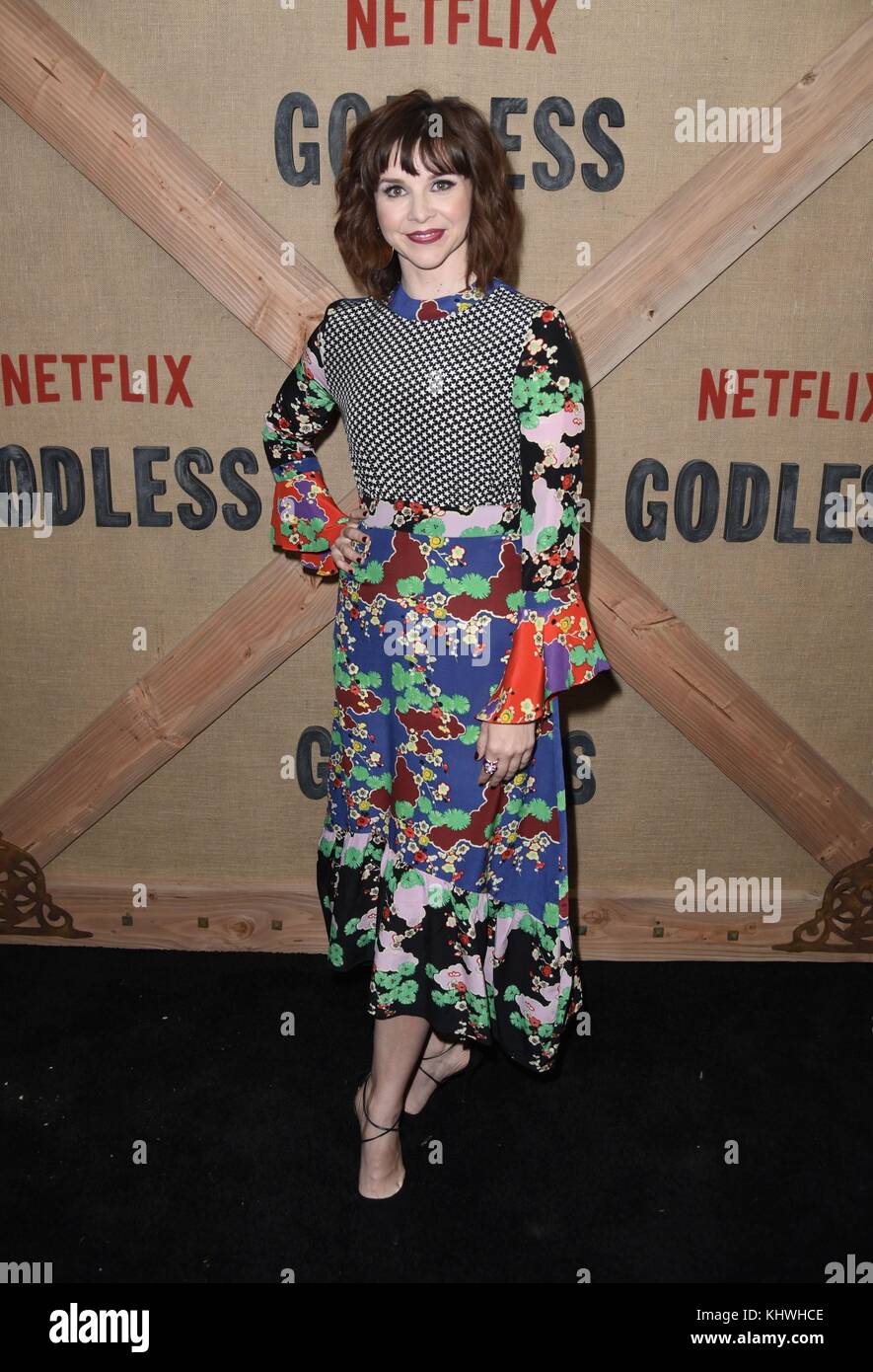 New York, NY, USA. 19th Nov, 2017. Audrey Moore at arrivals for GODLESS ...